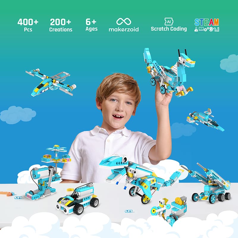 Makerzoid 200'ü 1 arada Scratch Jr Kodlama Robot Kiti - Smart Robot ...